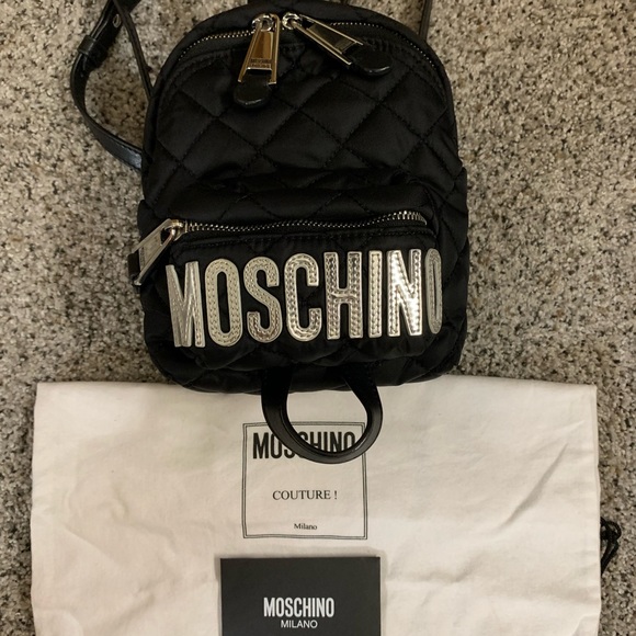 Moschino | Bags | Authentic Moschino Mini Quilted Backpack Bag | Poshmark